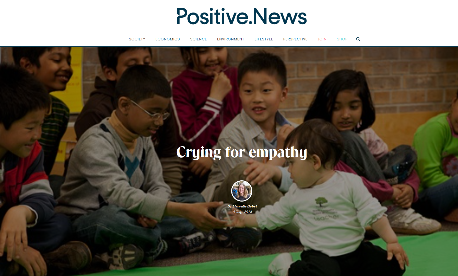 Crying for empathy: baby as teacher in the classroom | Danielle Batist